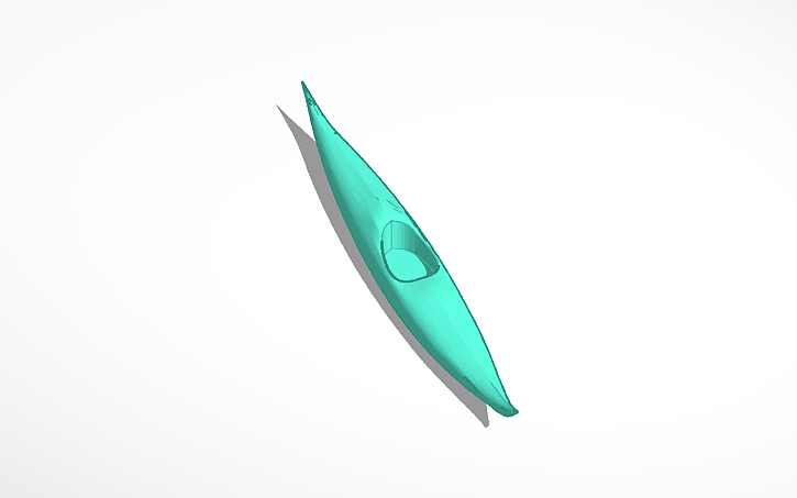 3D design Pointy Kayak - Tinkercad