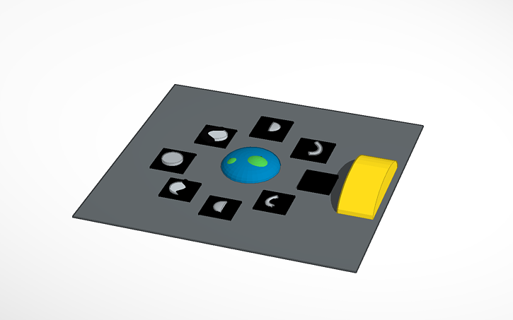 3D design Moon Phases | Tinkercad