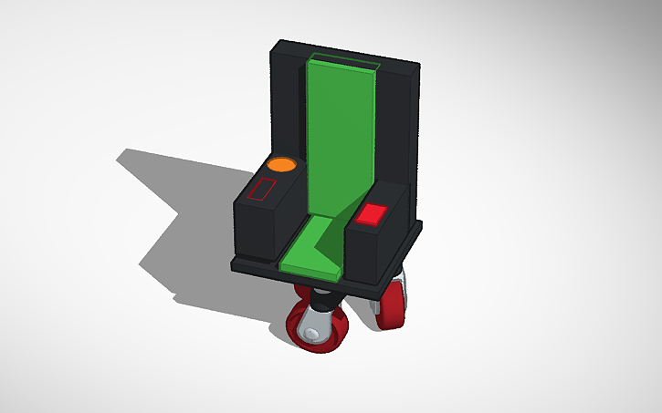 3D design gaming chair - Tinkercad