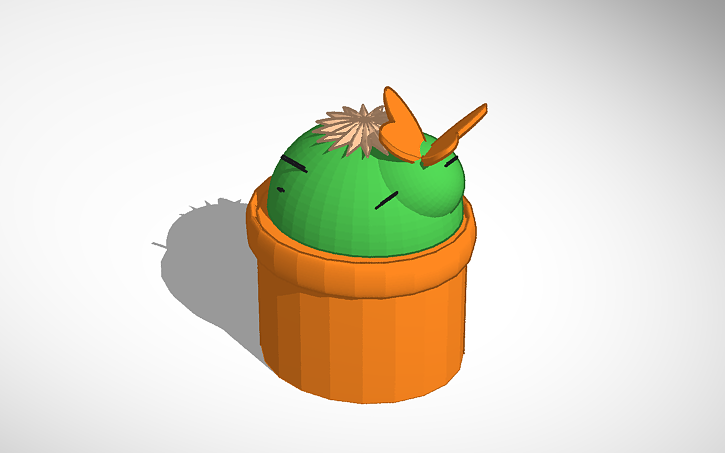 3D design Small Cactus - Tinkercad