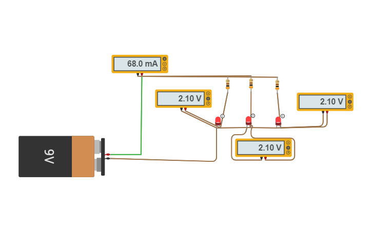 Circuit design Third circuit Andrea Tobar 9A Electronics - Tinkercad