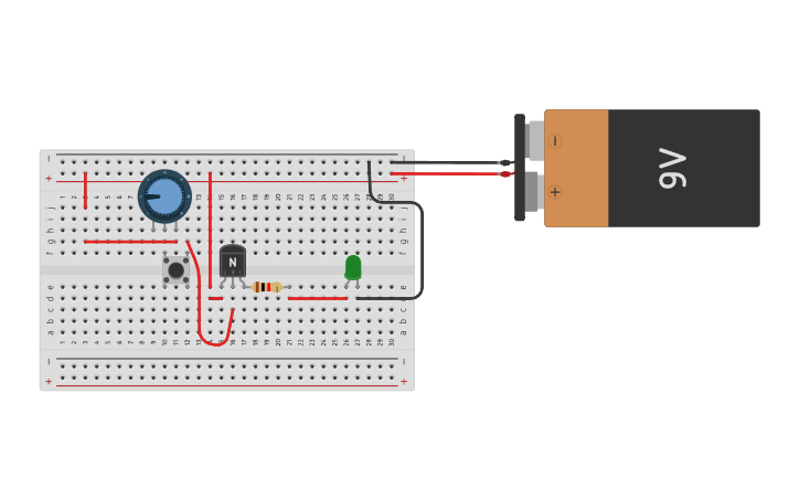 Circuit design Touch Sensor Circuit | Tinkercad
