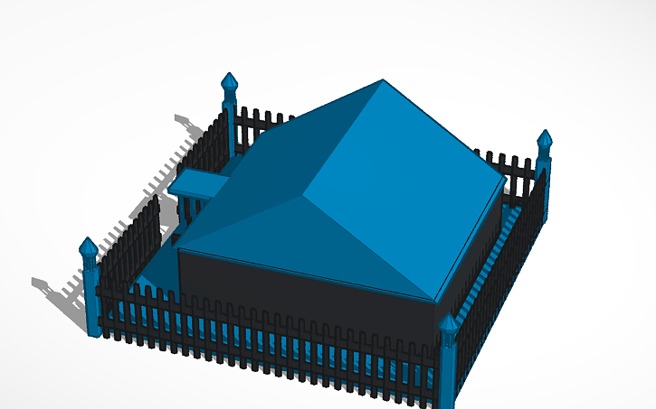 3D design Shemar _Picket fence | Tinkercad