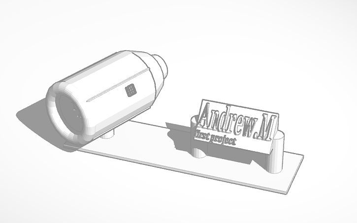 3D design plane engine | Tinkercad