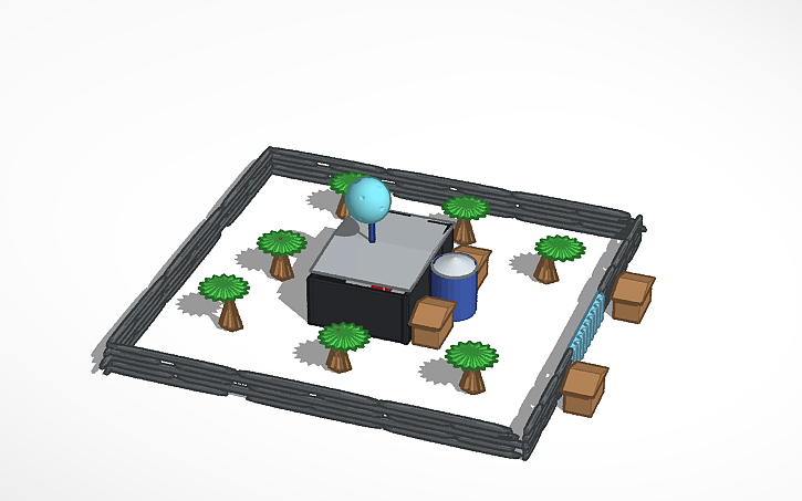 3D design Astronaut control center (Martín). | Tinkercad