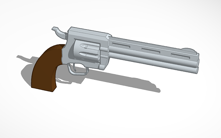 3D design Magnum Revolver - Tinkercad