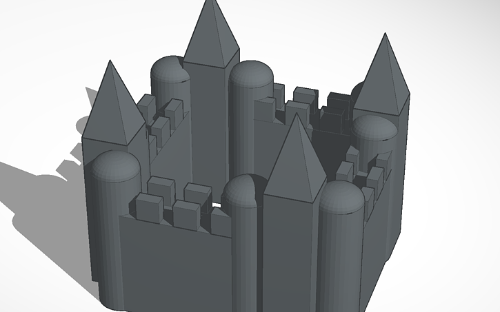 3D design Castle Walls | Tinkercad