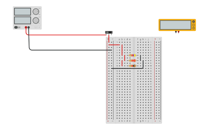 Circuit design Exercicio 2B - Matheus Giuliano | Tinkercad