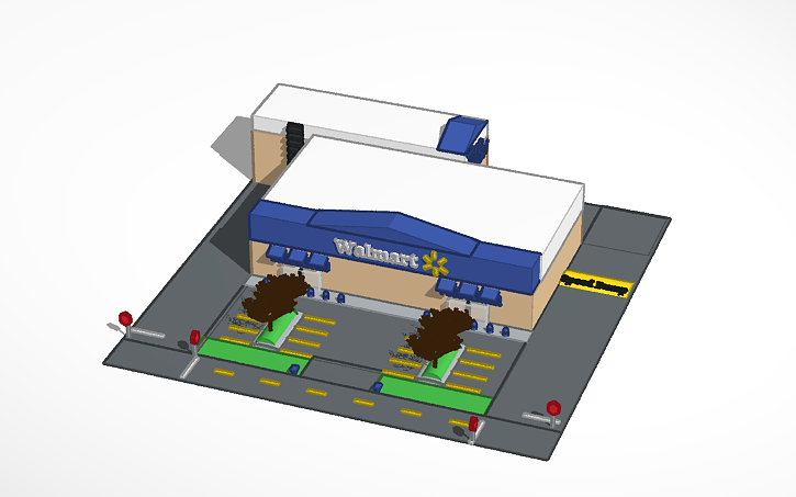 3D design Walmart JW - Tinkercad