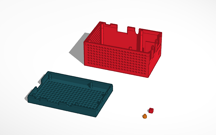 3D design Raspberry PI 3 case - Tinkercad