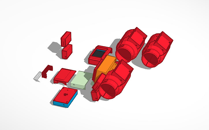 3D design Arduino Mega Pip Boy - Tinkercad