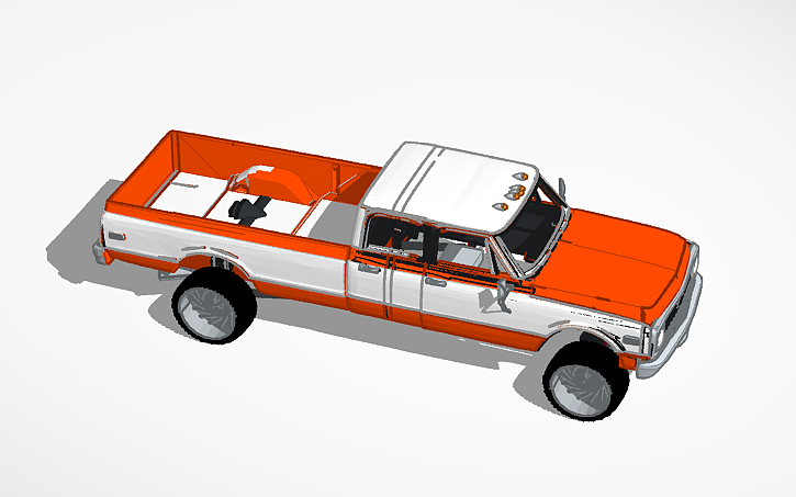 3D design 1971 Chevrolet K-30 - Tinkercad