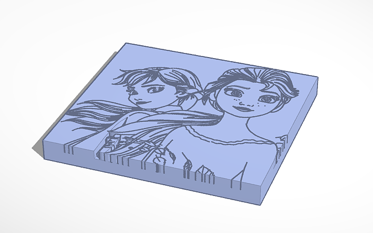 3D design elsa and anna 2 - frozen 2 | Tinkercad