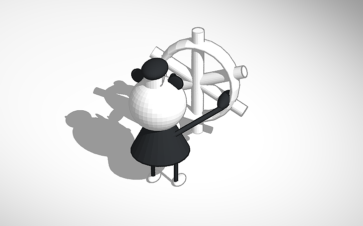 3D design Mickey Mouse - 2d- 3d Modeler | Tinkercad