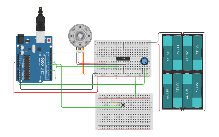 Circuit Design Dc Motor Encoder Tinkercad