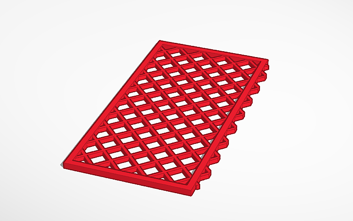 3D design Steel Fence 2mm - Tinkercad