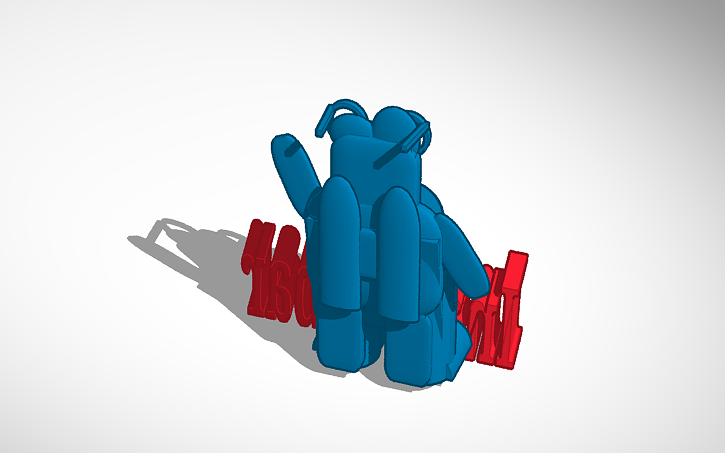3D design the daring Inari-Albar the creature - Tinkercad