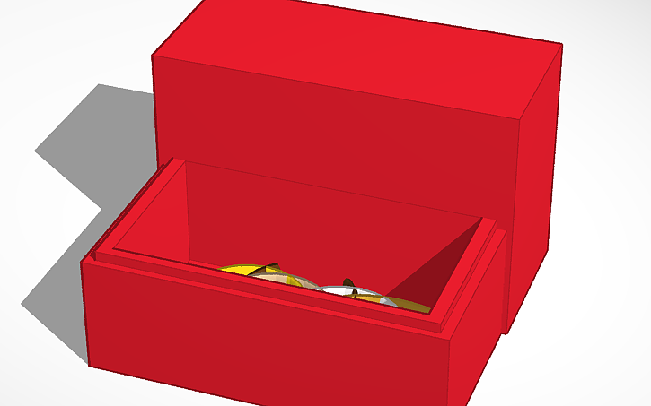 3D design coin box | Tinkercad