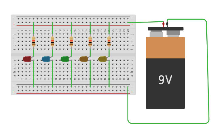 Circuit design Parallel Circuit | Tinkercad