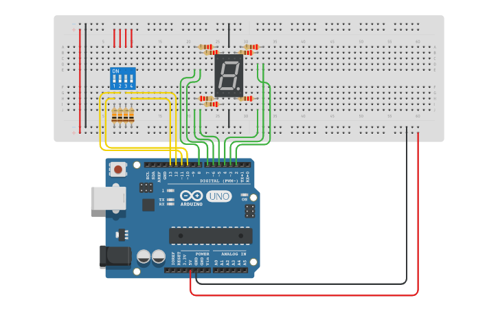 Circuit Design Bcd To Hexadecimal Circuit Tinkercad