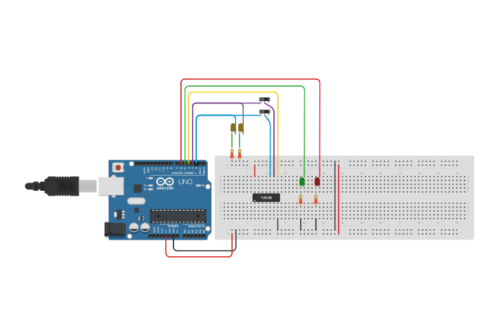Circuit design Chiptesting Mayhem | Tinkercad