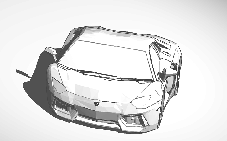 3D design Lambo | Tinkercad