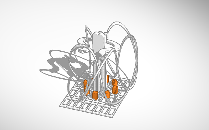 3D design Roller Coaster - Tinkercad