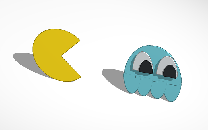 3D design PAC-MAN | Tinkercad