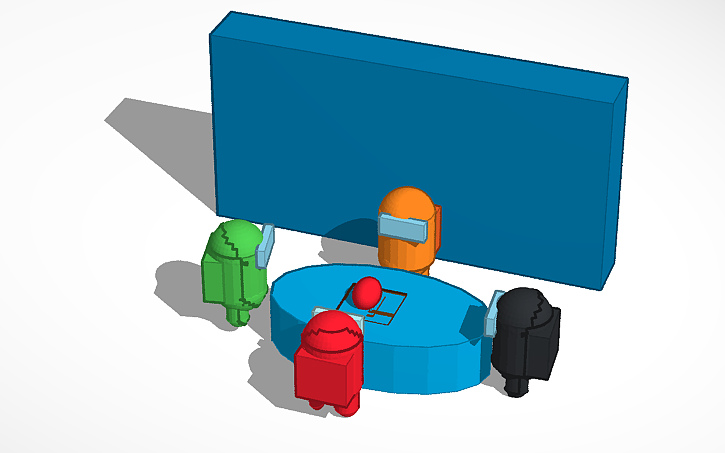 3D design AMONG US | Tinkercad