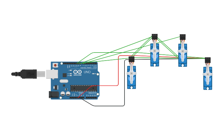 Servo Motor Control Using Arduino Tinkercad Arduino T