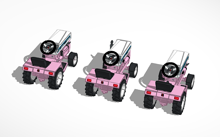 3d Design Pink Cub Cadets Tinkercad