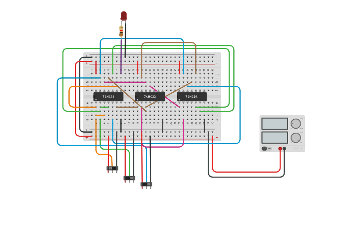 Circuit design Lab 7 Exp 2 - Tinkercad