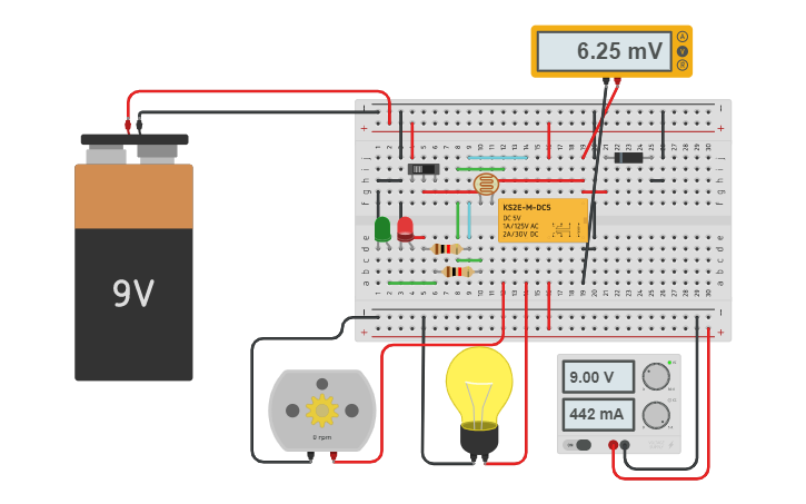 Circuit Design Dpdt Relay Tinkercad