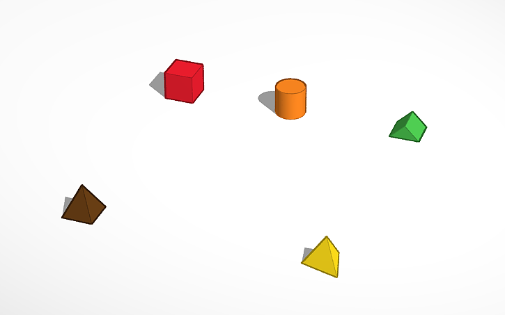 3D design 3D shapes | Tinkercad