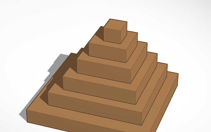 3D design ancient egyptian pyramid 2.0 - Tinkercad