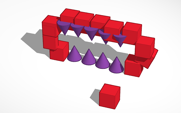 3D design tooth - Tinkercad