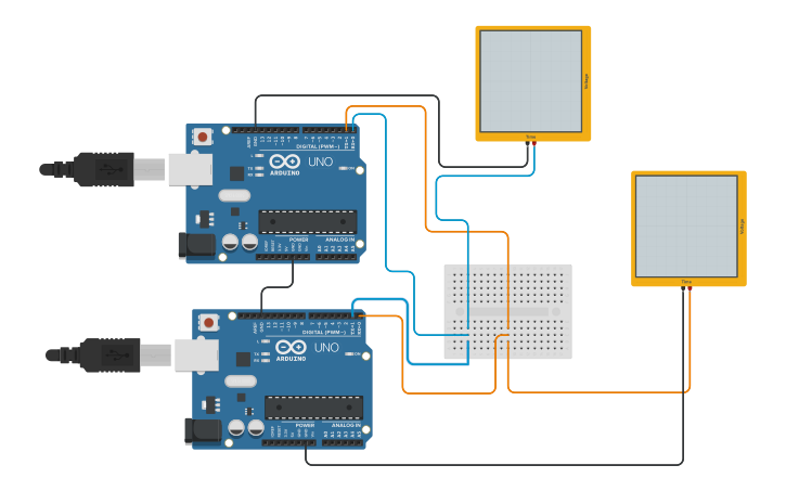 Circuit Design Figure 2 Serial Communication With Arduino In Tinkercad