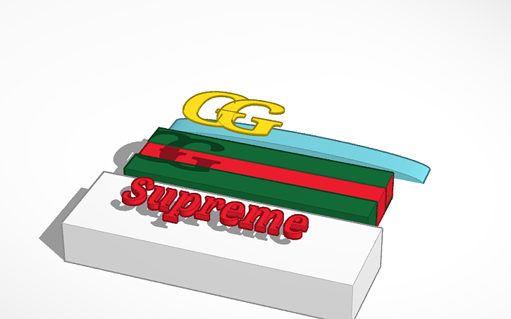 3D design HYPEBEAST PROJECT - Tinkercad