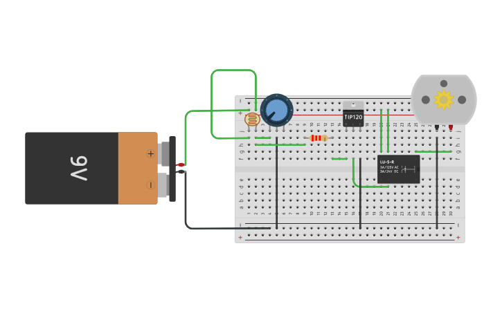 Circuit design Sensor de luz - Tinkercad