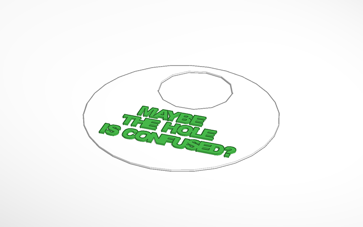 3D design Tippe Top Disc 1 - Tinkercad