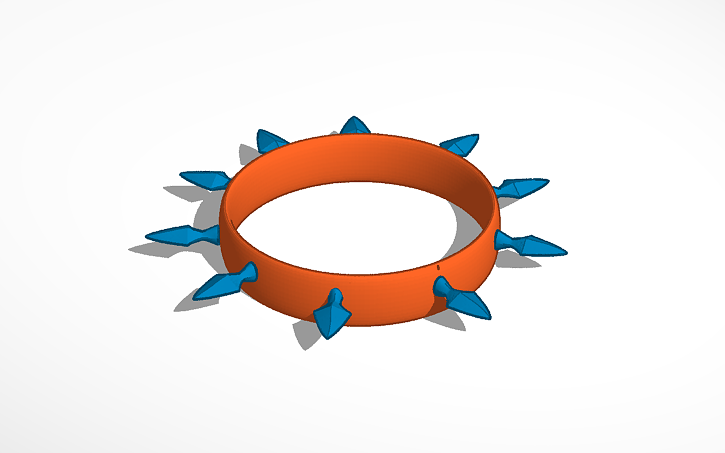 3D design spikey ring | Tinkercad