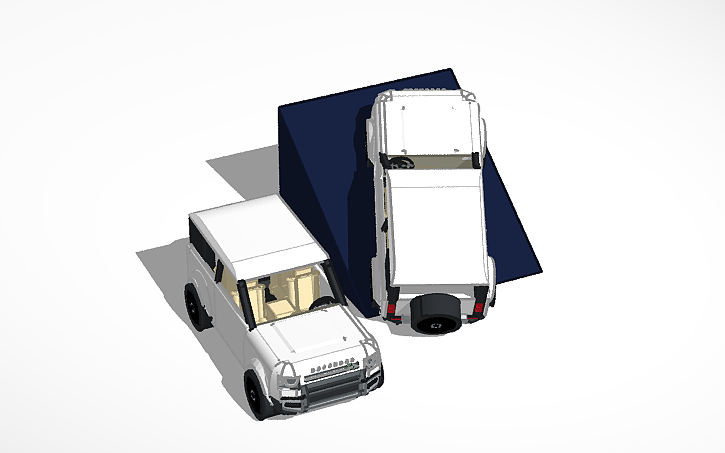 3D design ALL NEW-Land rover Defender - Tinkercad