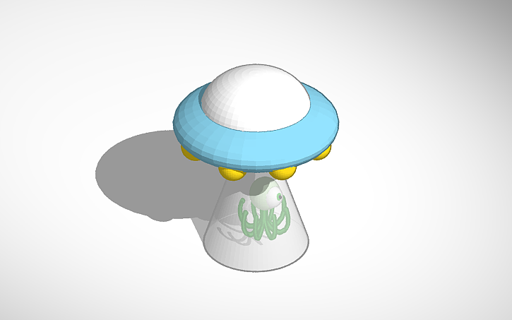 3D design ufo - Tinkercad