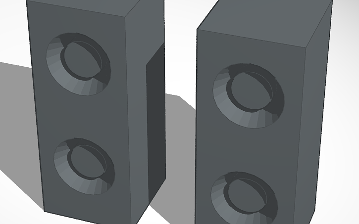 3D design Speakers | Tinkercad