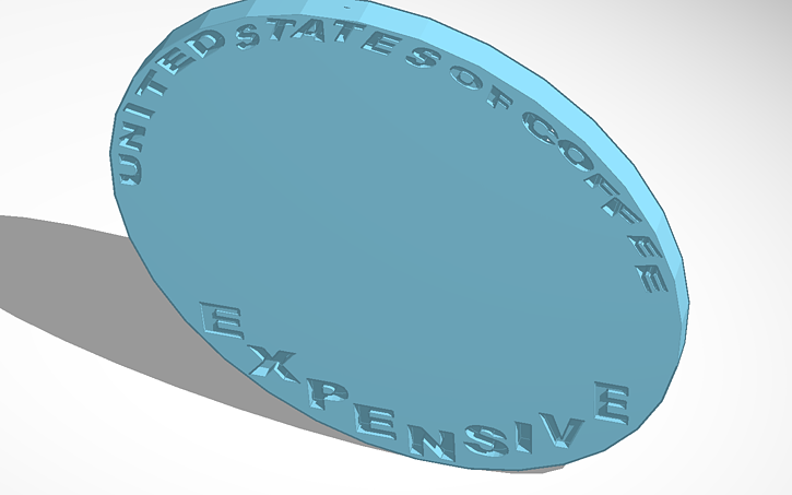 3D design Starbucks Coin - Tinkercad