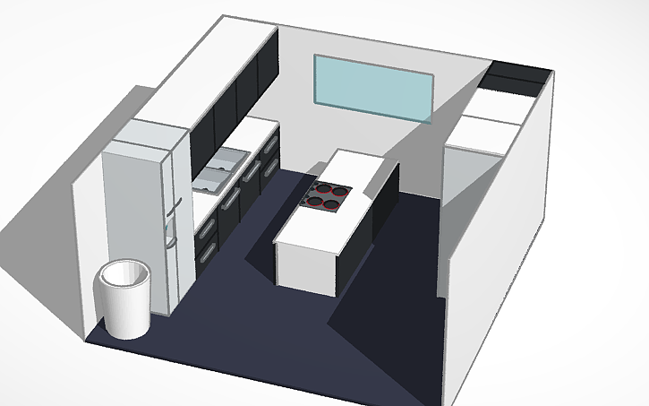 3D design cocina - Tinkercad