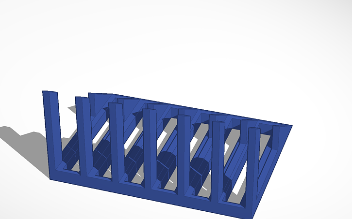 3D design Triangle Rack | Tinkercad