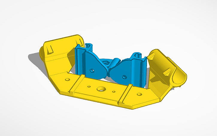 3D design F3 xy Rail Mount 24.08.05 - Tinkercad