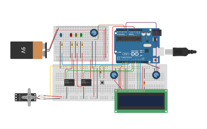 Circuit design Arduino Film Scanner prototype - Tinkercad