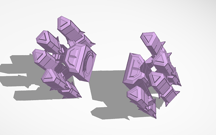 3D design Mech Arena Helix Rack 12 - Tinkercad
